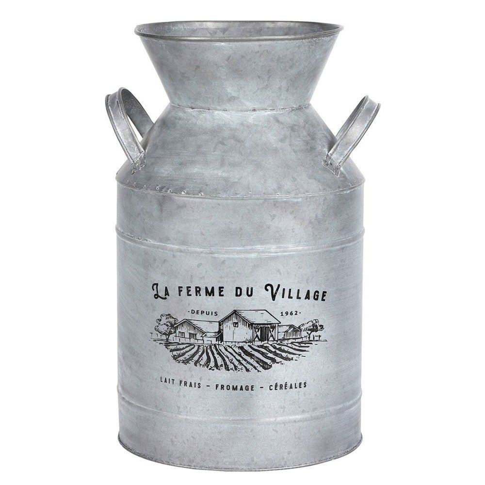 Pot à lait métal décoré | Leroy Merlin