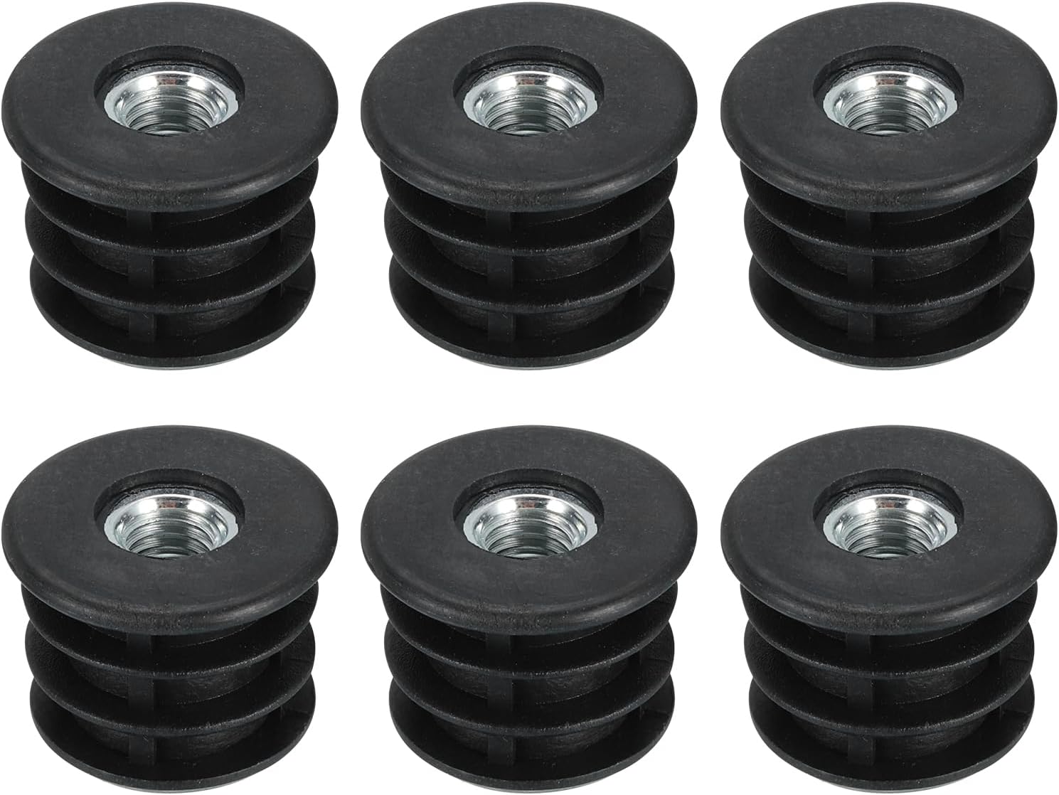 6 pezzi di tappi terminali per tubi rotondi con filettatura M8, per ...