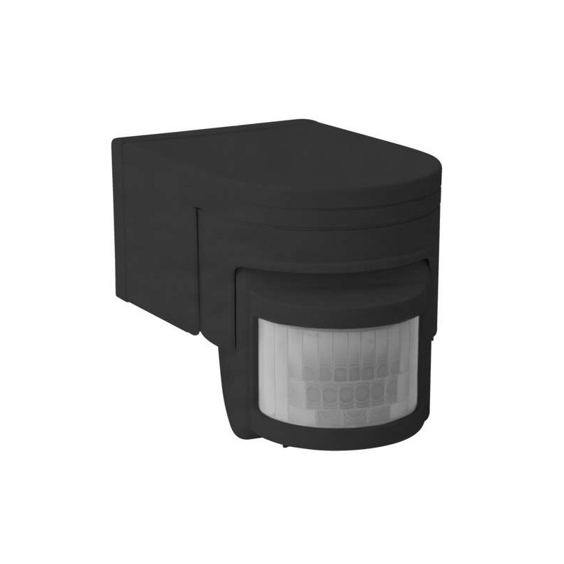 Capteur de mouvement 160° noir IP44 SLICK JQ-LB Mod.08391 | Leroy Merlin