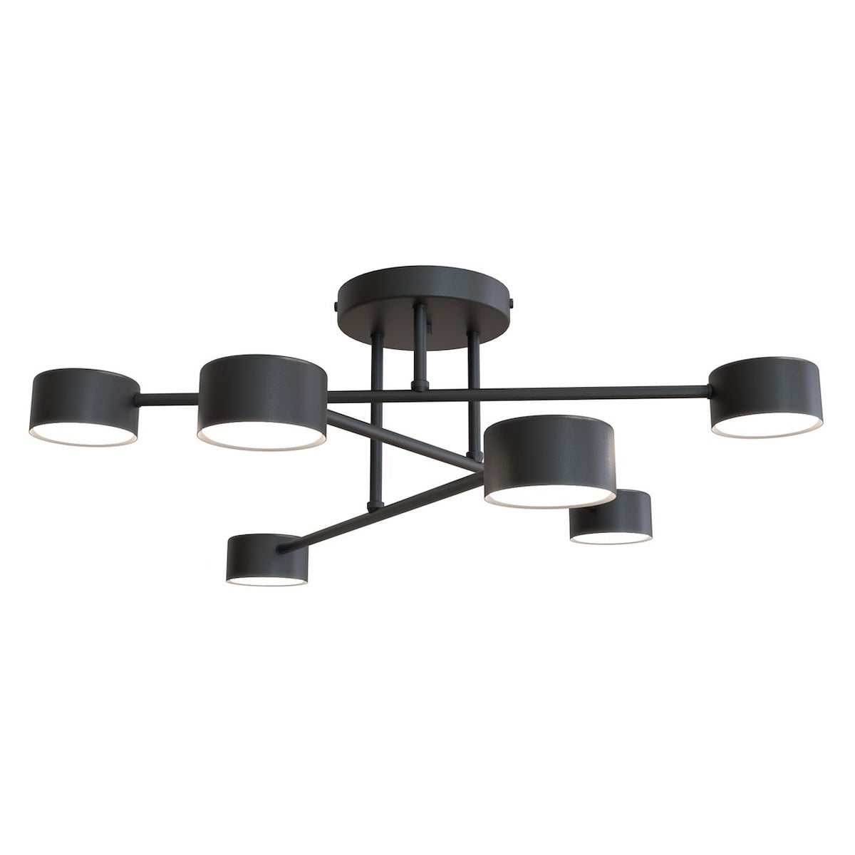 Lampe à suspension Halo en acier noir mat | Leroy Merlin