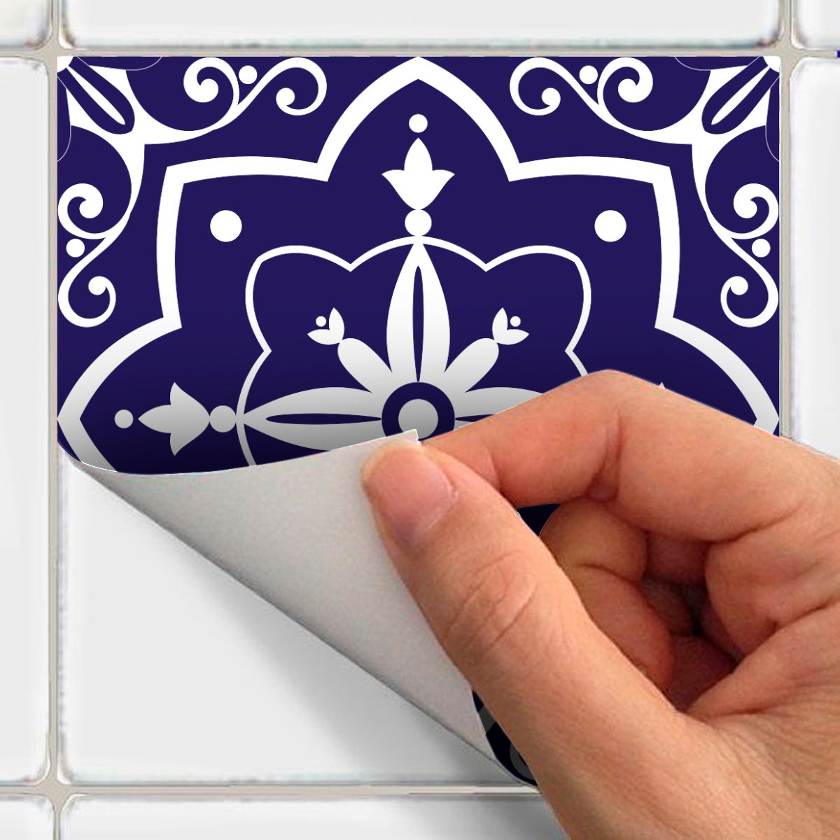 Sticker Mural Carrelage adhésif Cuisine Salle de Bain - 24 STICKERS ...