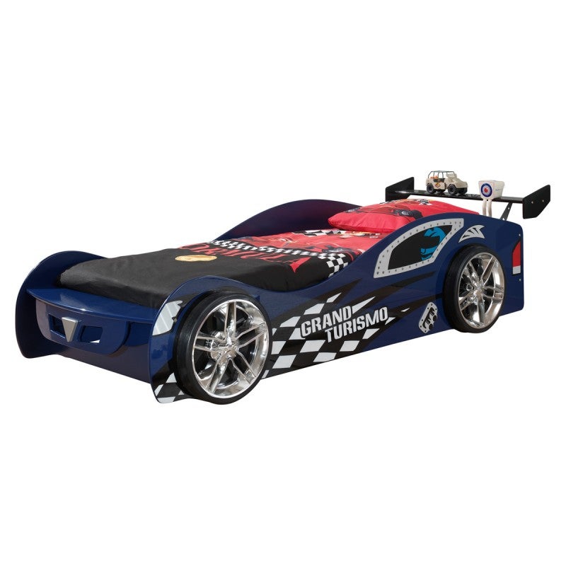 Paris Prix - Lit Enfant Voiture "gran Turismo" Bleu | Leroy Merlin