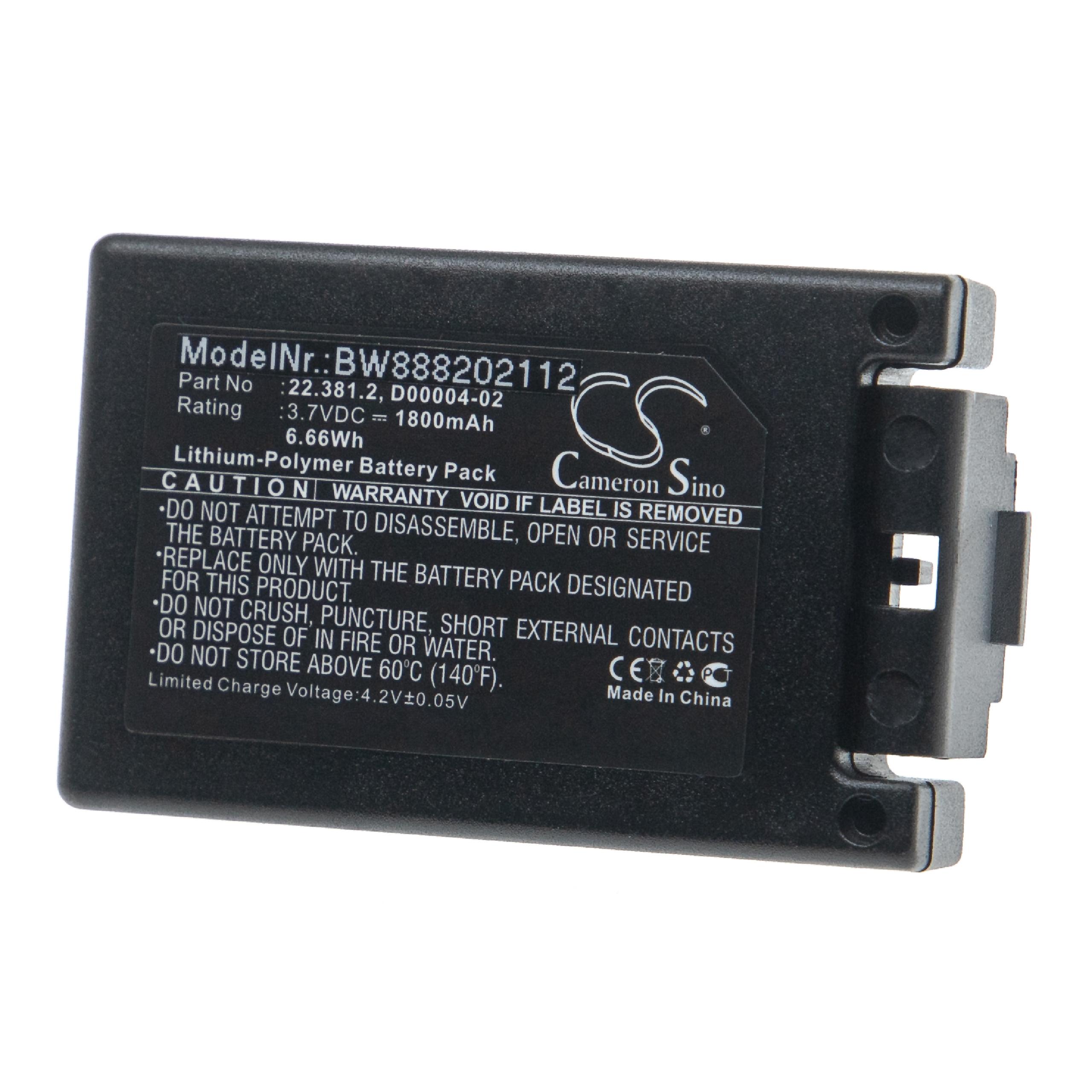 Vhbw Batería compatible con Teleradio PN-T19, TG-T11 Mando a Distancia ...