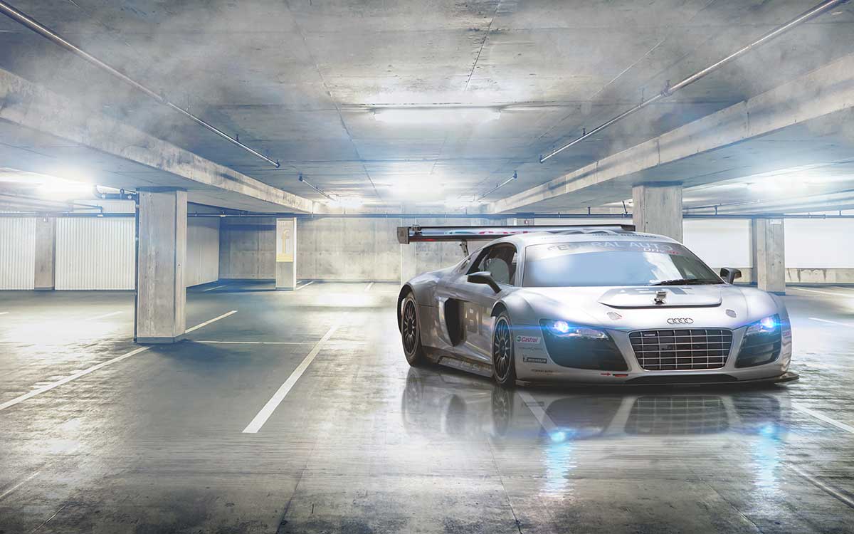 Tableau deco voiture de course - 80x50 cm | Leroy Merlin