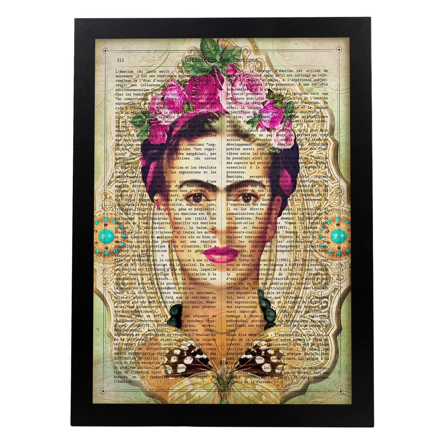 Affiche Verte Frida. Plaques De Caractères Importants. Affiches De ...