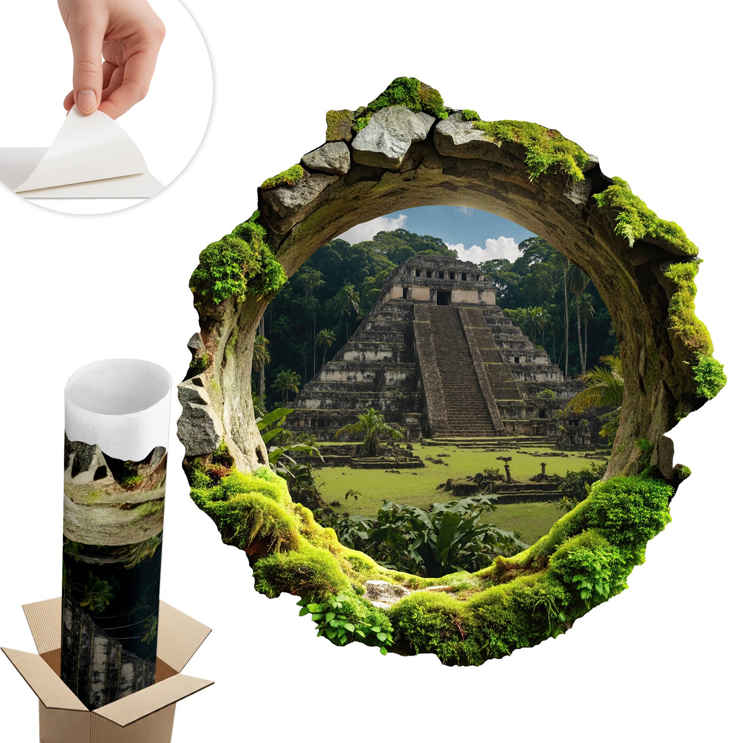 Film autocollant 3D pour mur - sticker décoratif - surface moderne et ...