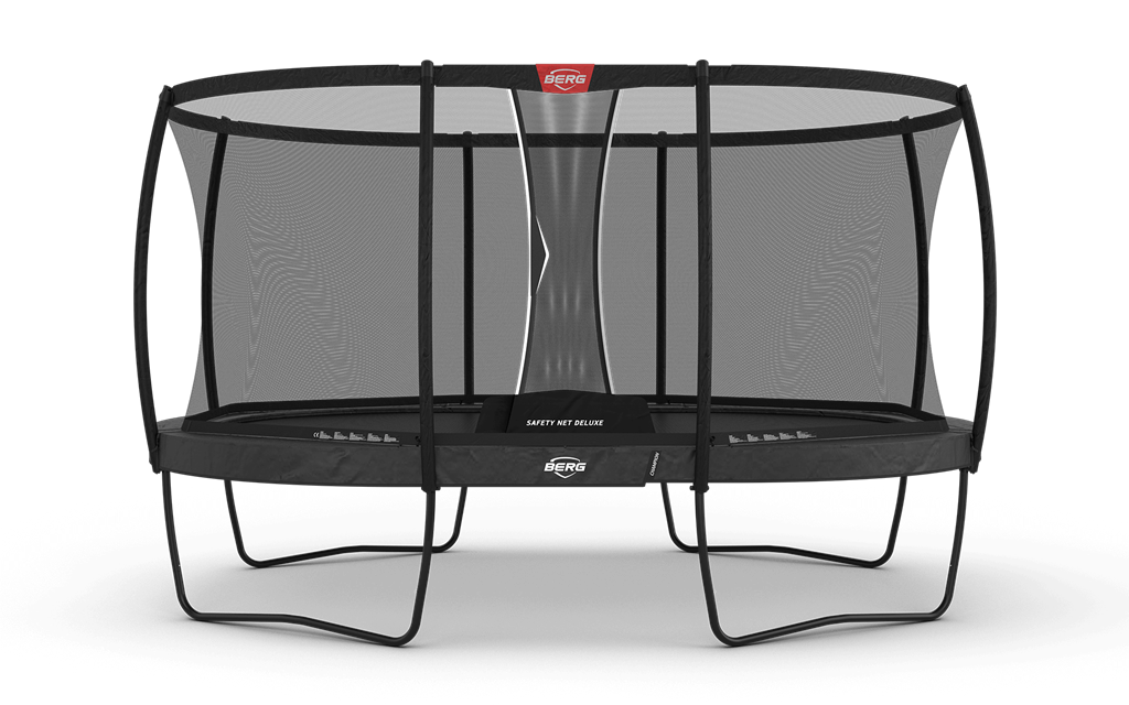 Trampoline Grand Champion Regular 470 Grey + Filet de sécurité Deluxe ...