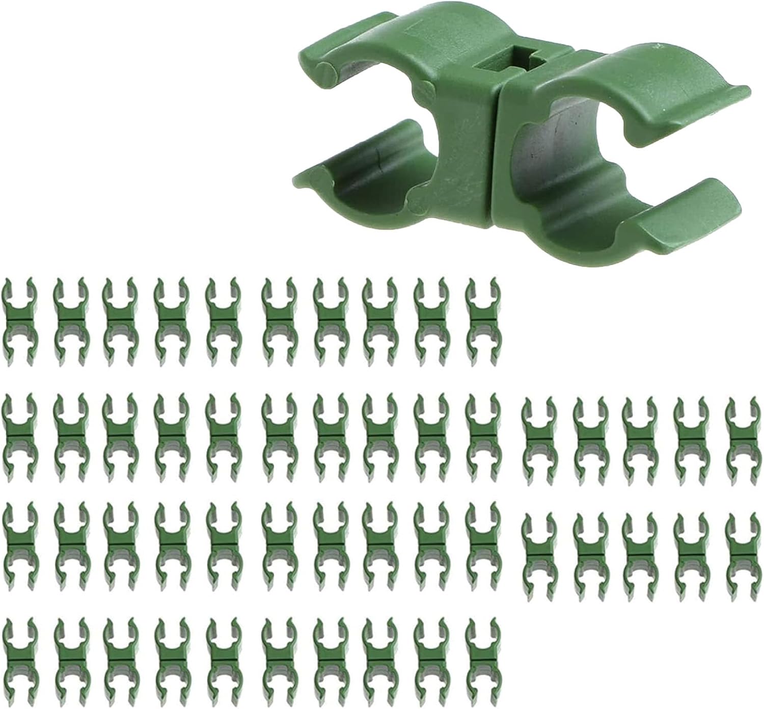 Lot de 50 connecteurs de tige de treillis pour plantes, 16 mm, clips de ...