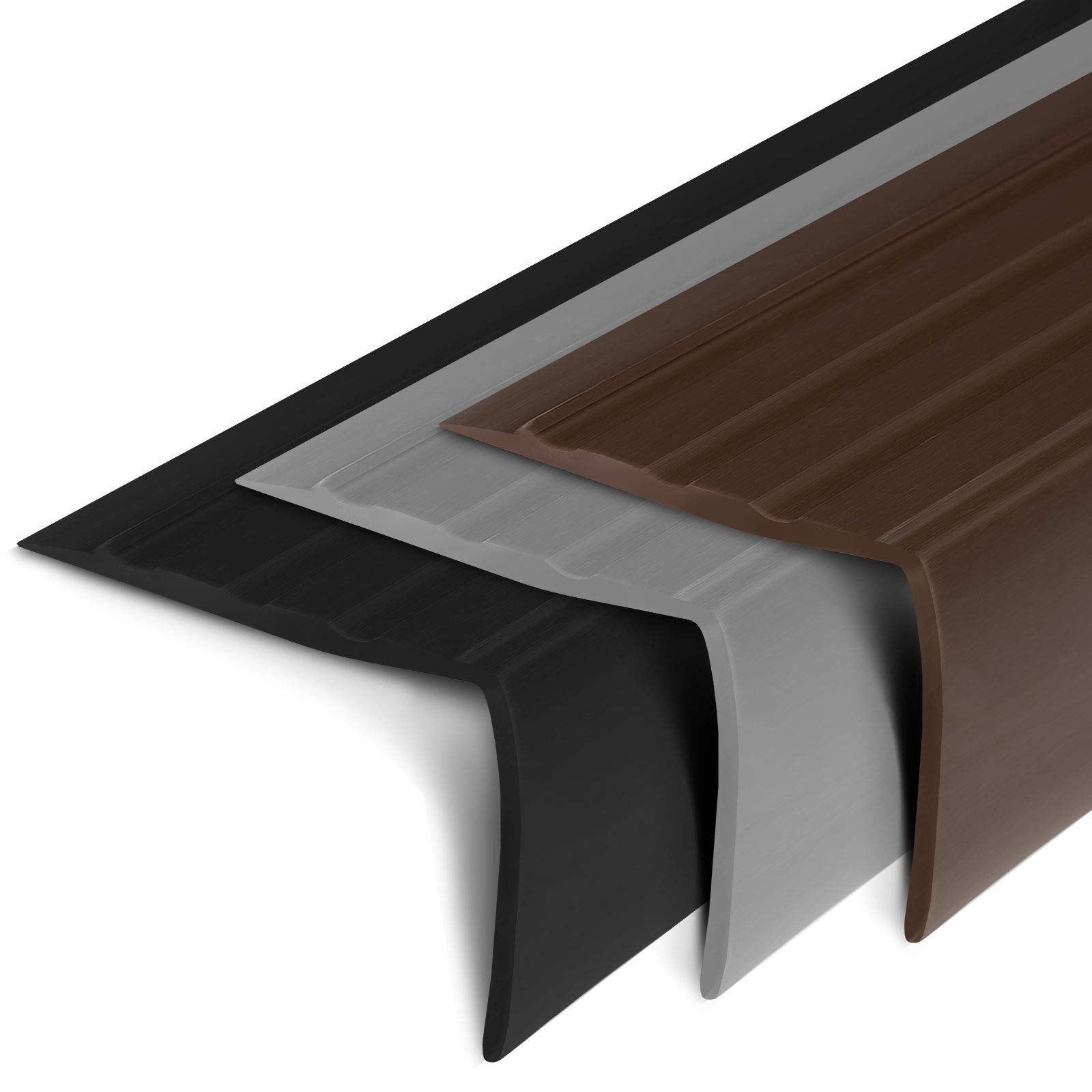 Profilé de marche d'escalier en PVC en forme de L - Protection élégante ...