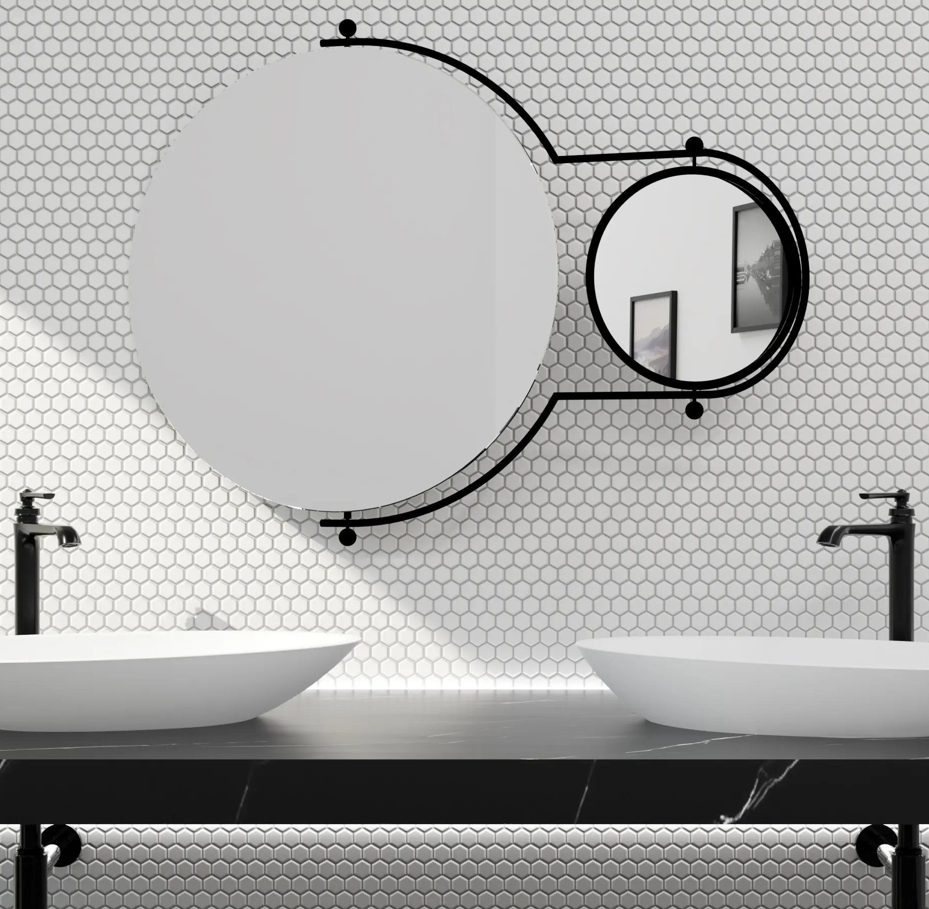 Mosaico sobre malla para baño y cocina en cerámica 30 x 26 cm - Matt ...