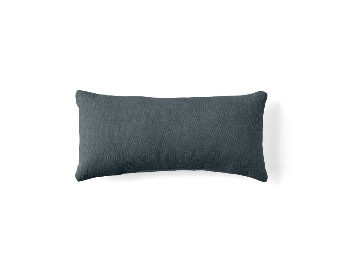 Coussin en velours texturé bleu grisé 58 x 28 cm | Leroy Merlin