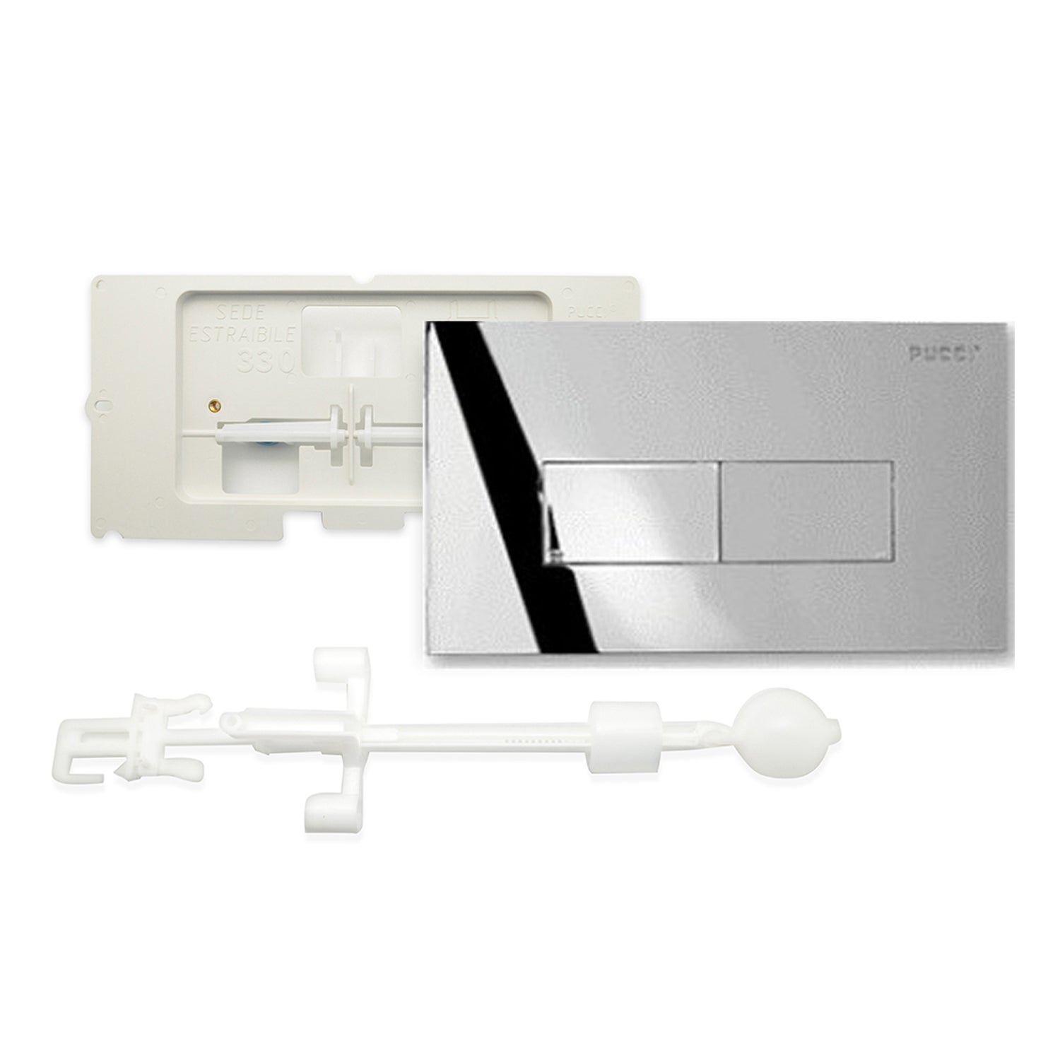 KIT DE RENOUVELLEMENT DE PUCCI SARA EN ECO AVEC NOUVELLE PLAQUE Chrome ...
