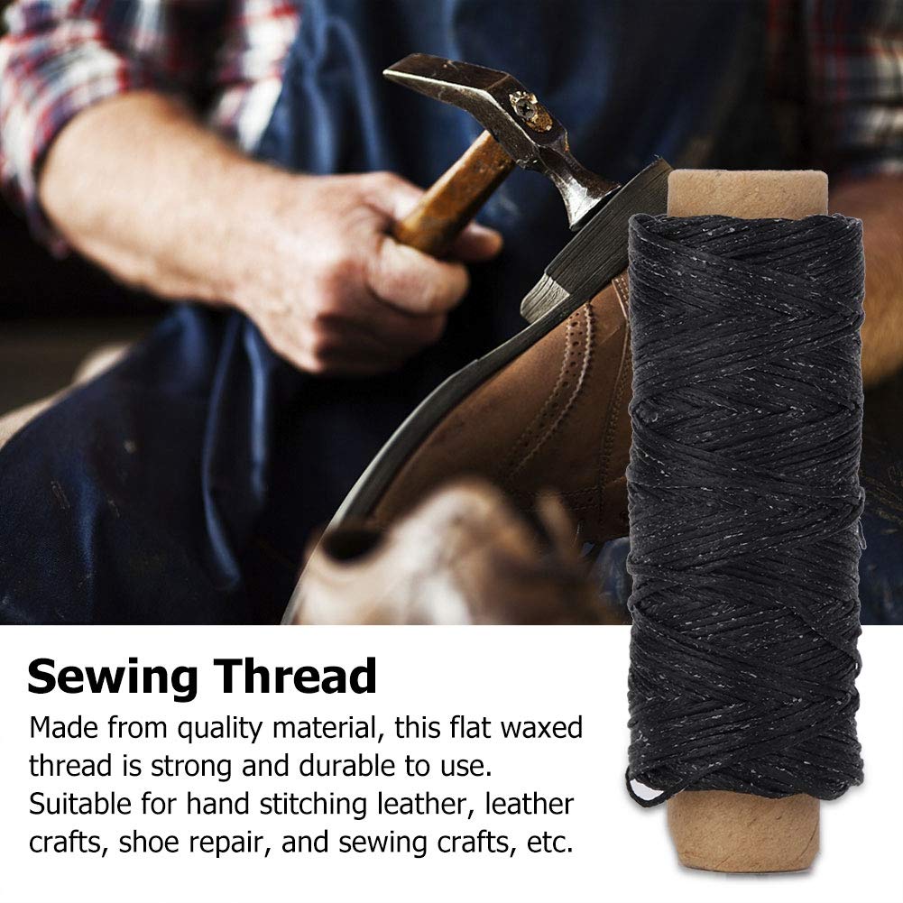 Filo da cucito cerato piatto 150D/16 per lavori artigianali in pelle ...