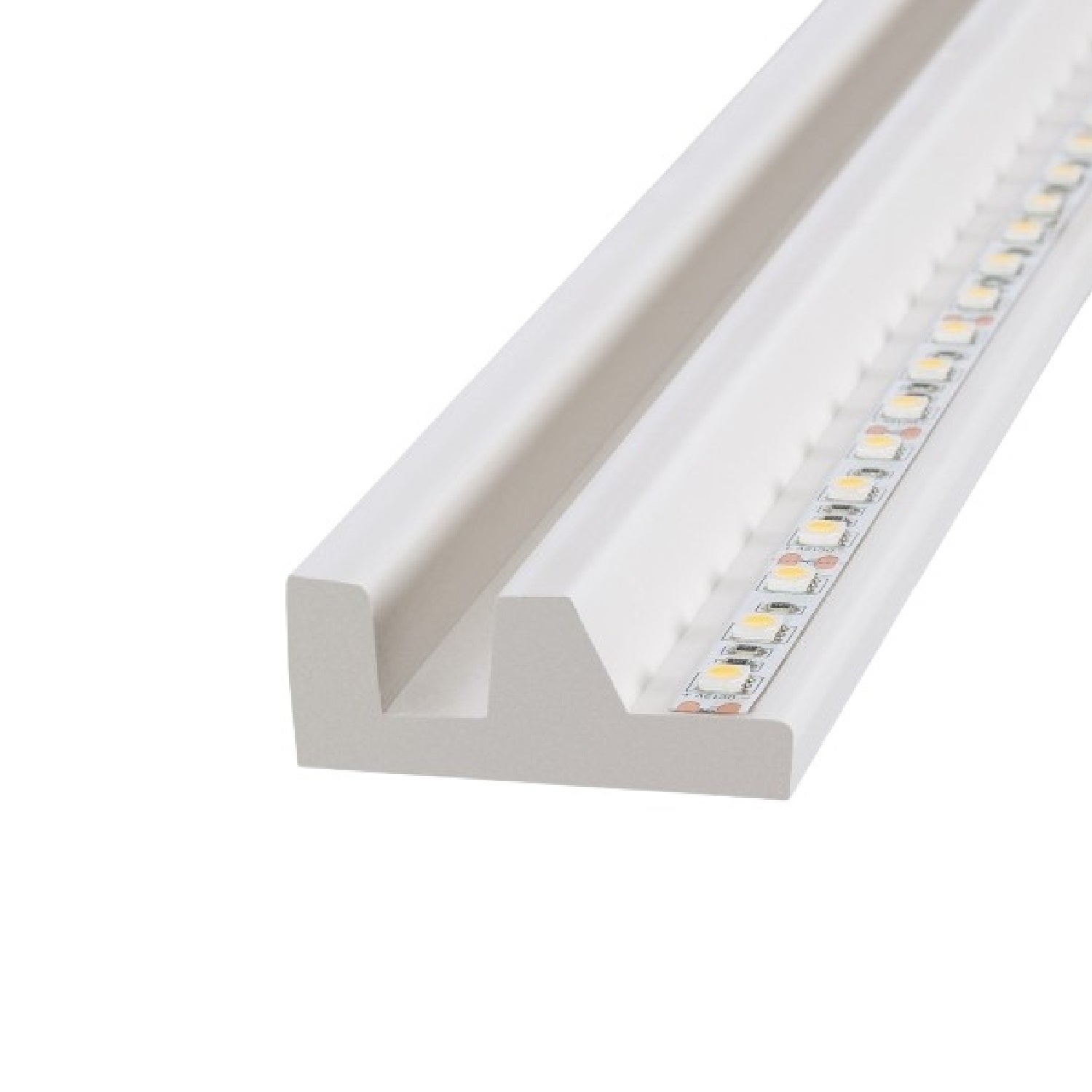 Ledkia Moldura para Tira LED 2m Modern Blanco | Leroy Merlin