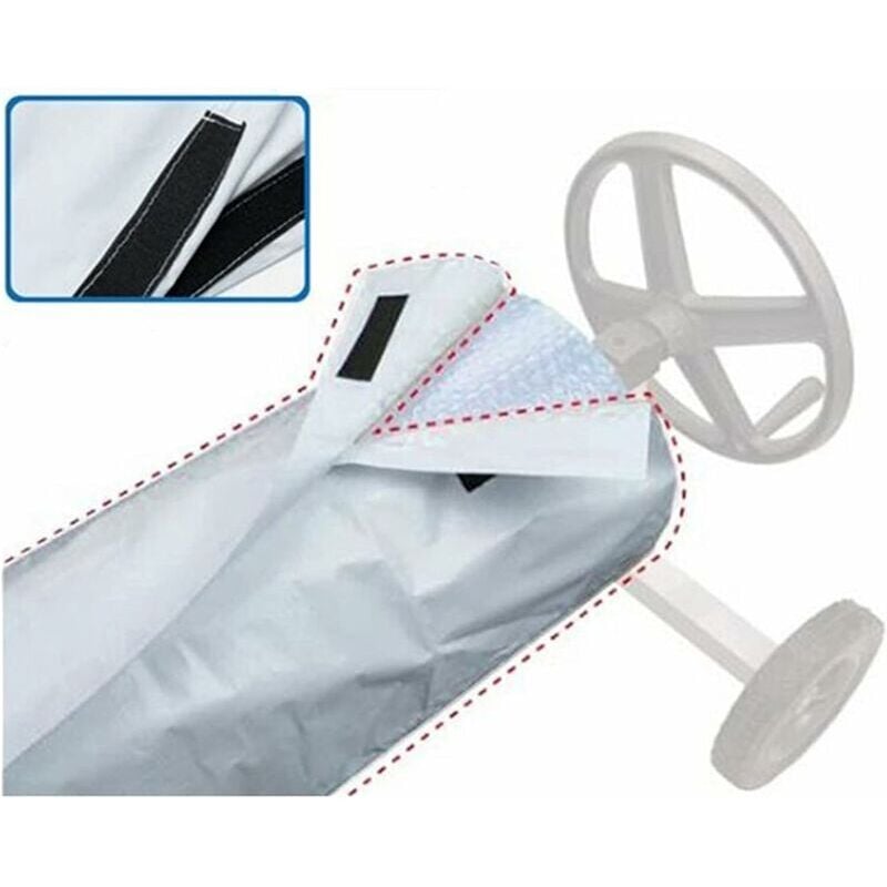 Housse de piscine en tissu imperméable, protection contre le vent, la ...