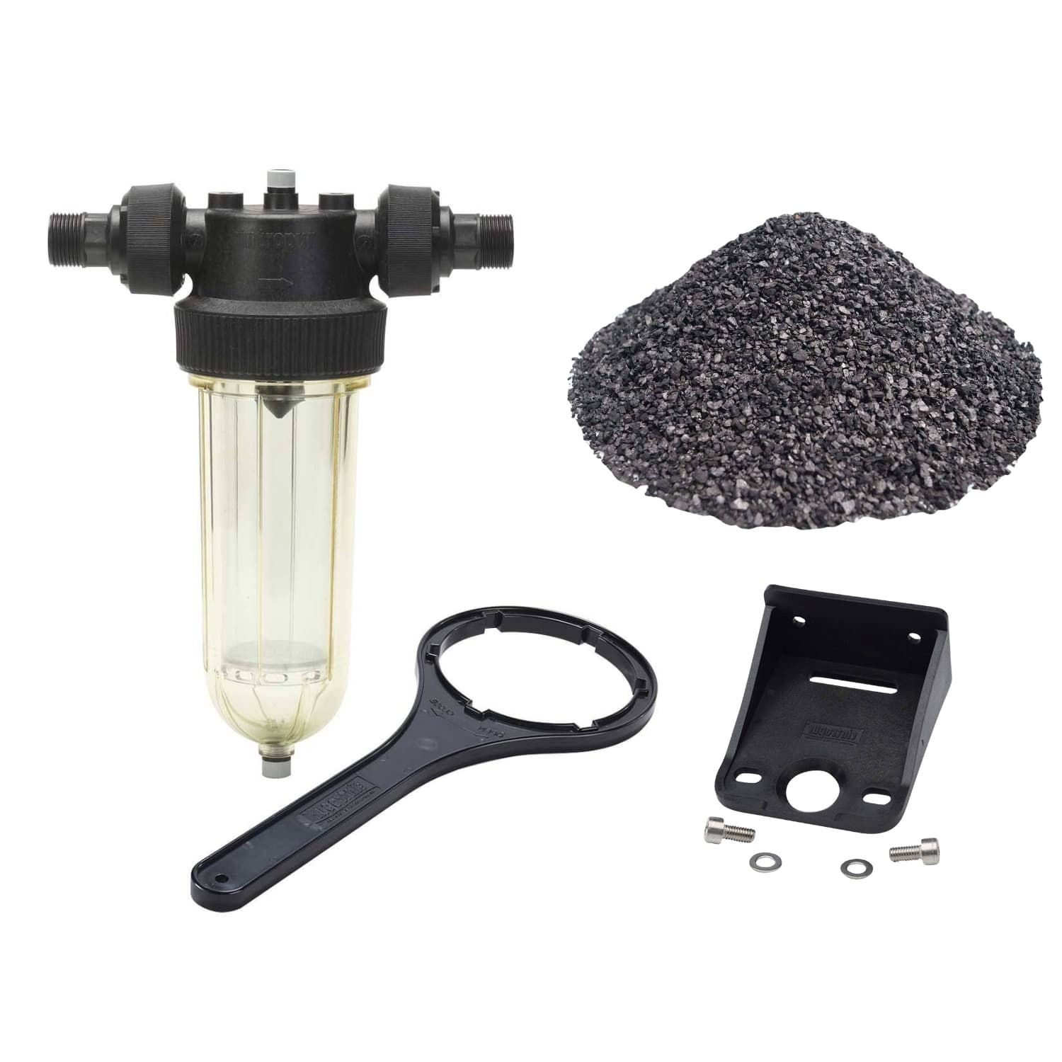 Kit Filtre à Charbon Actif Cintropur Te-ctn Nw25 + équerre Murale + 5 L ...