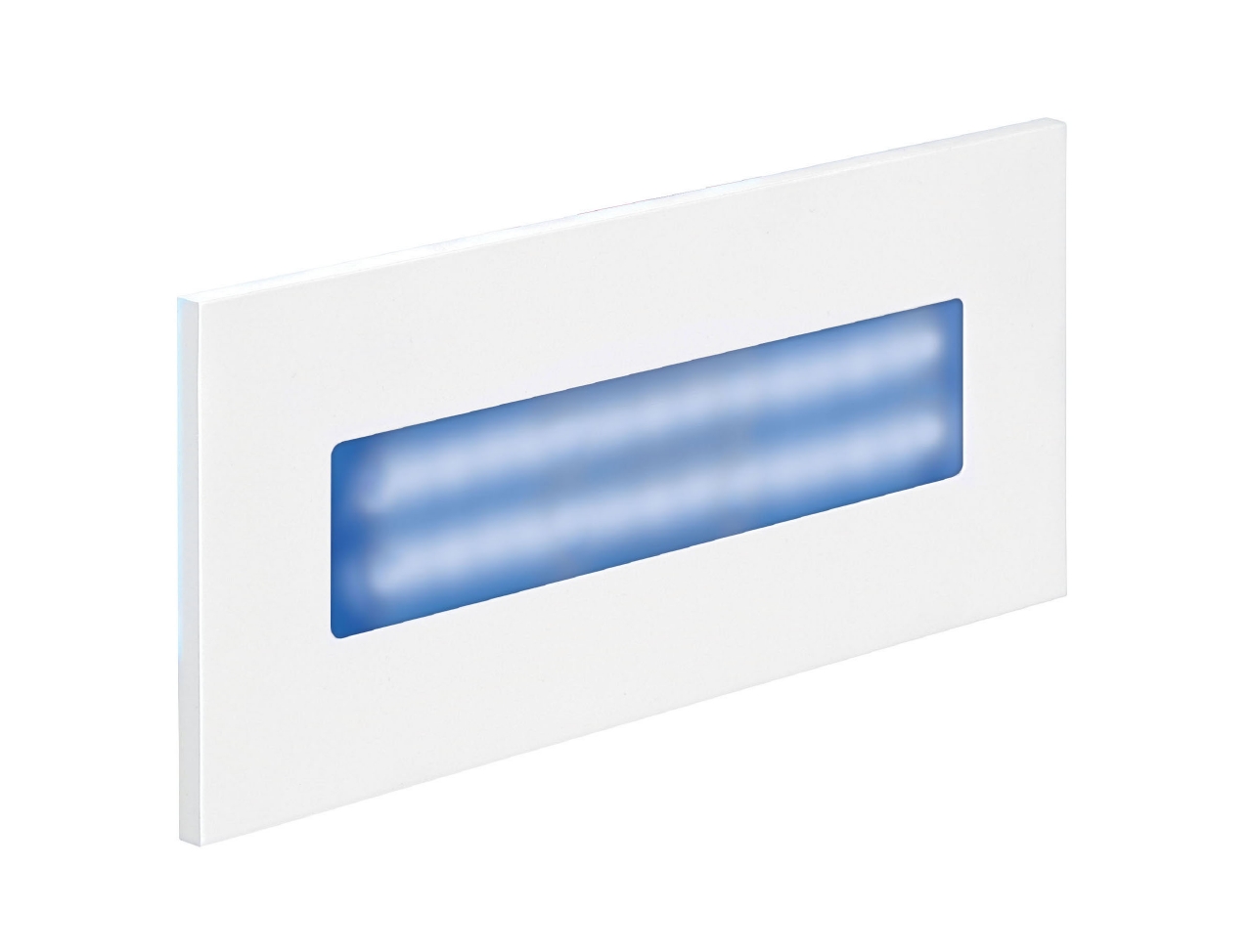 Applique murale encastrée - aric baliz 3 - a led - 2.7w - bleu - blanc ...