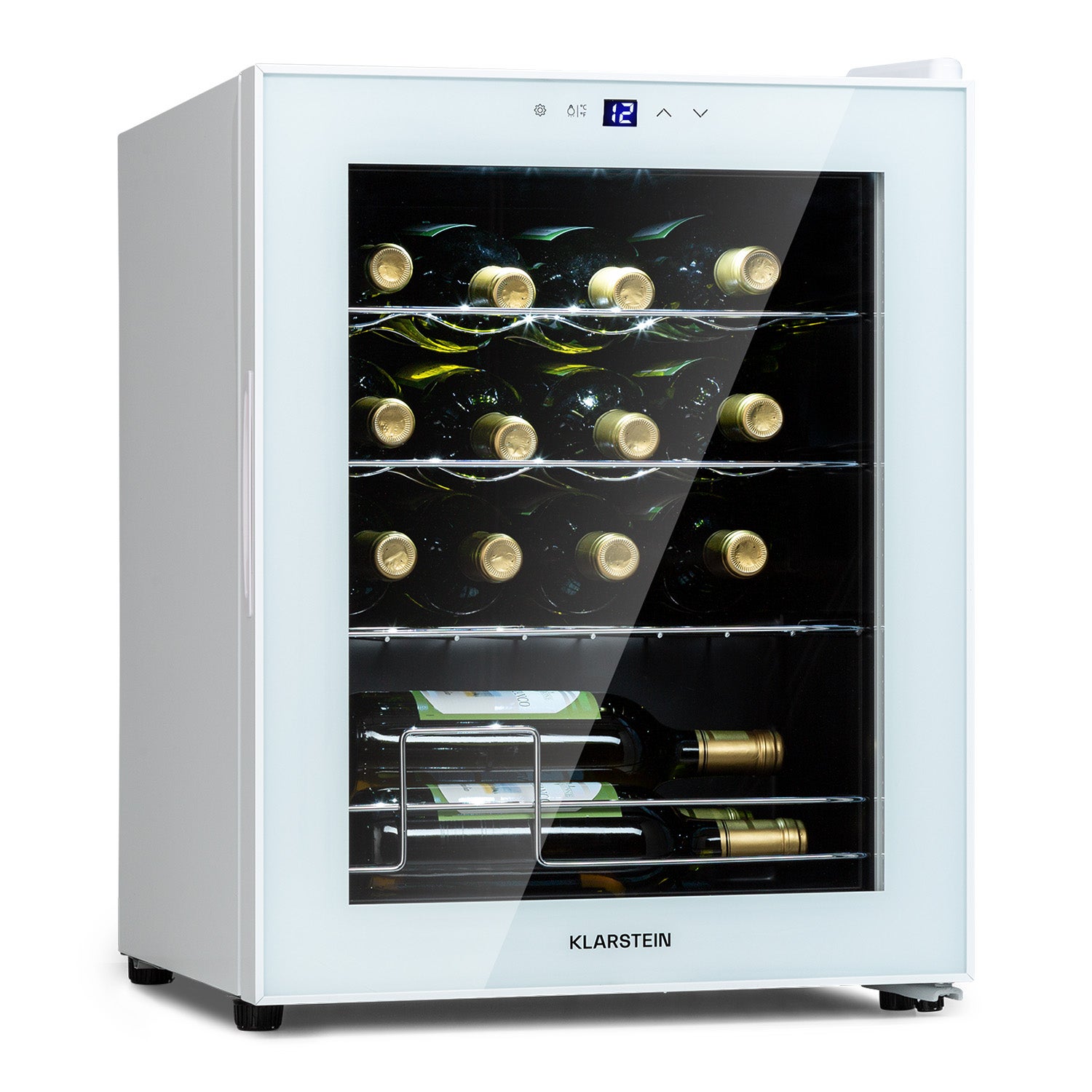 Klarstein Shiraz Vinoteca 16 Botellas 43cm Blanco | Leroy Merlin