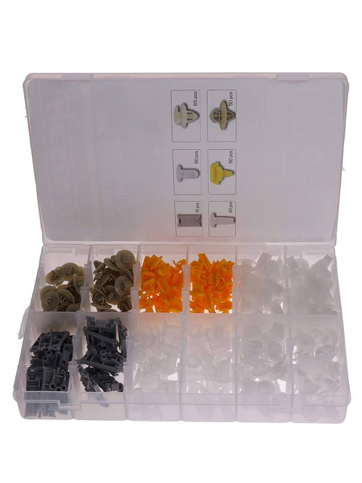 Coffret Assortiment De 300 Clips De Fixation Auto Renault | Leroy Merlin