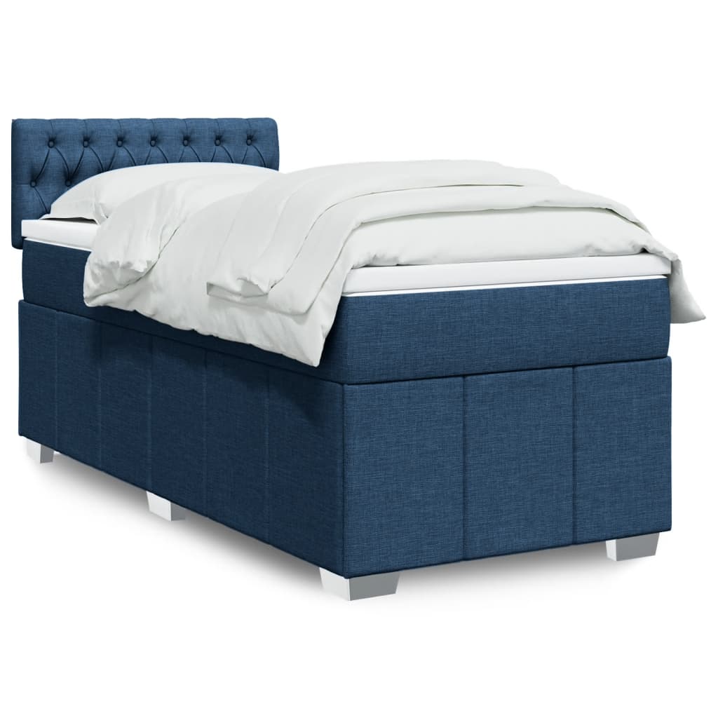 Cama para adulto | Cama individual | Cama box spring con colchón tela ...