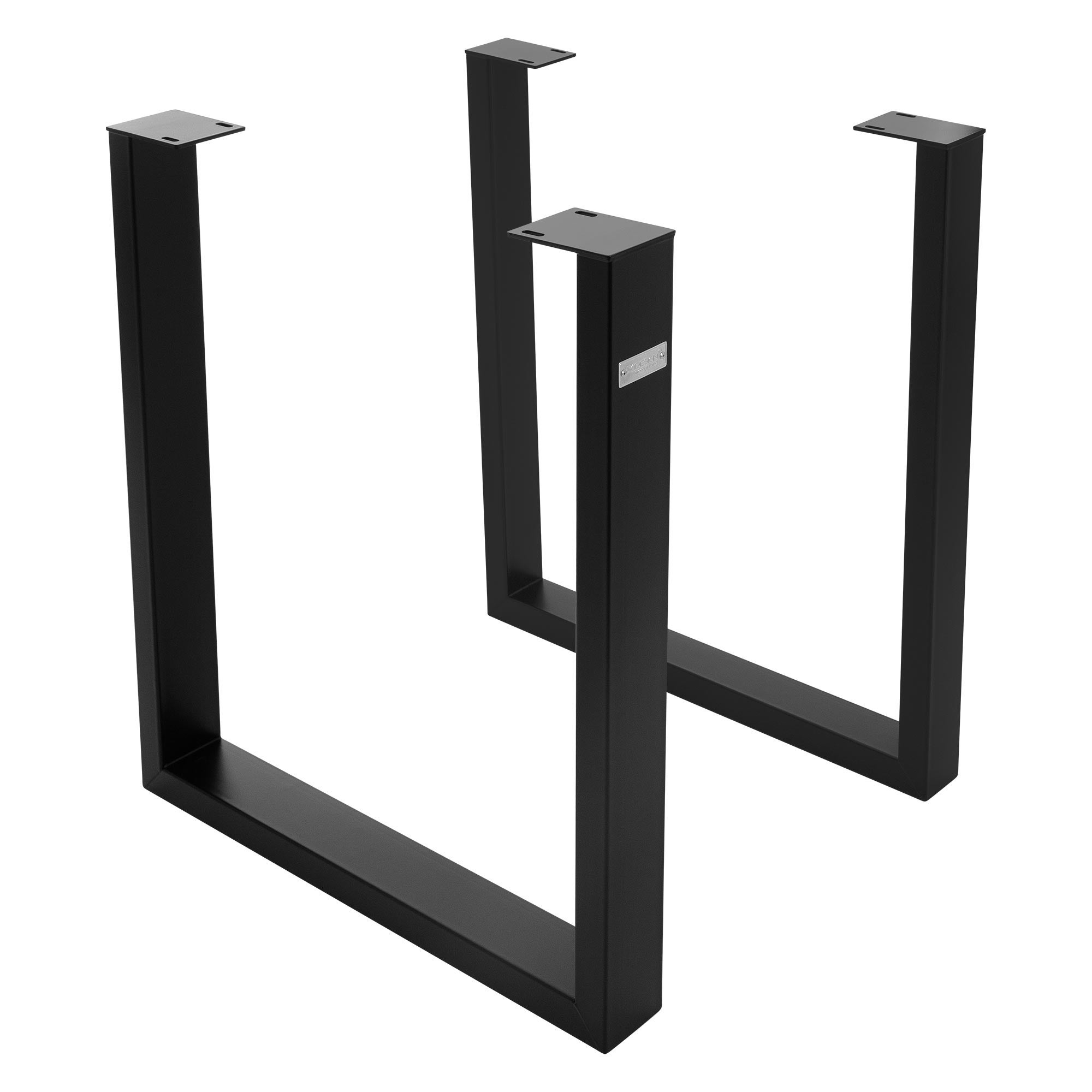 ML-Design Set di 2 Gambe di Supporto a forma di U per Tavolo 70 x 74 cm ...