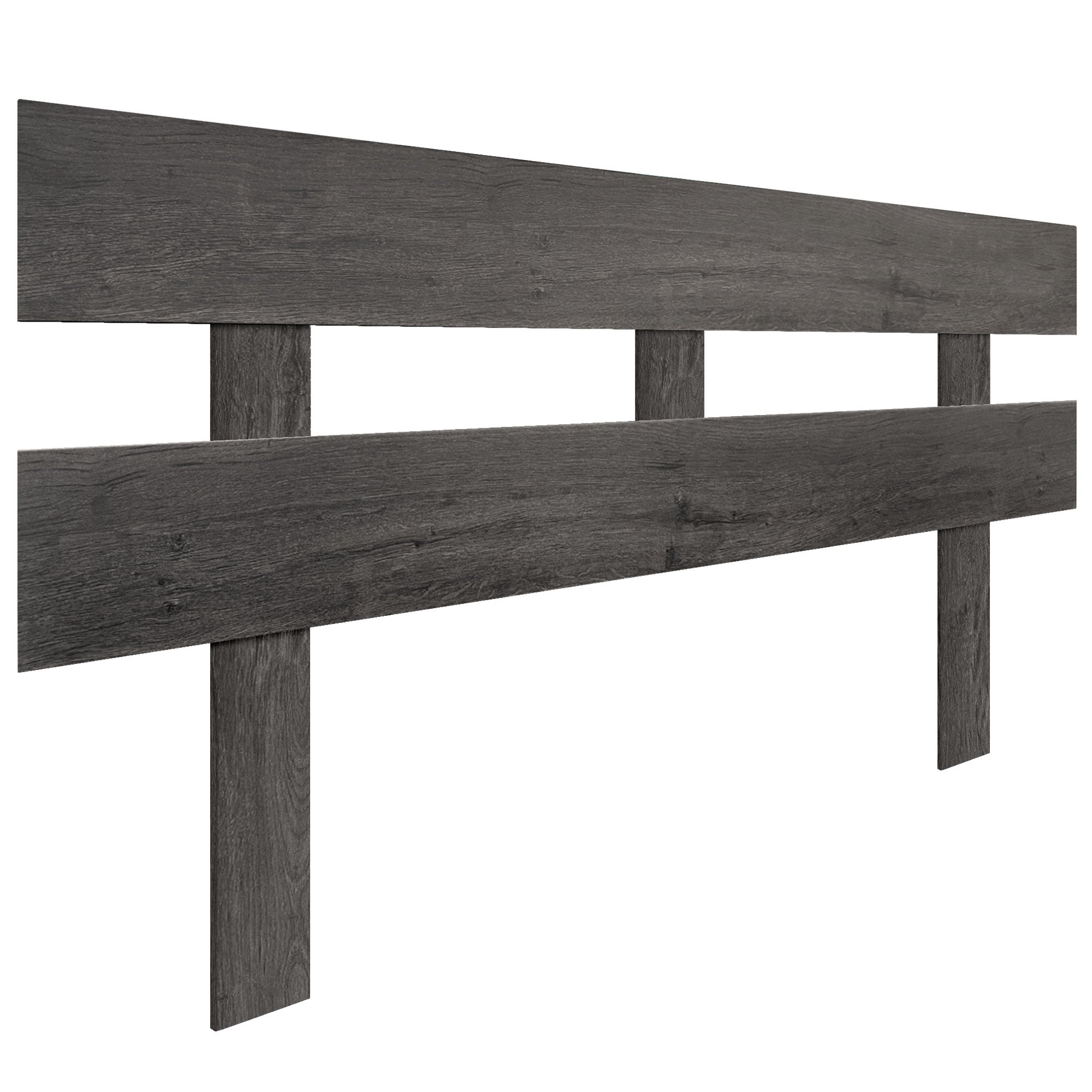 DHOME Cabecero de Madera reciclada DM Horizontal Estilo Valla con Patas ...