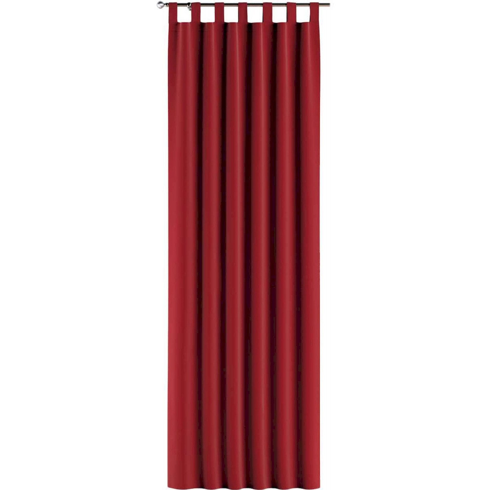 Rideaux à pattes Posh Velvet en velours 130 x 260 cm Rouge Cerise ...