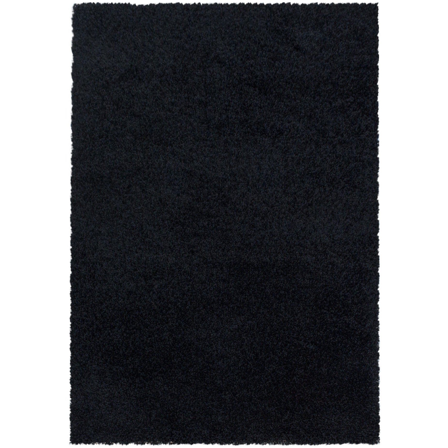 DOUX - Tapis à poils longs doux - Noir 080 x 250 cm | Leroy Merlin