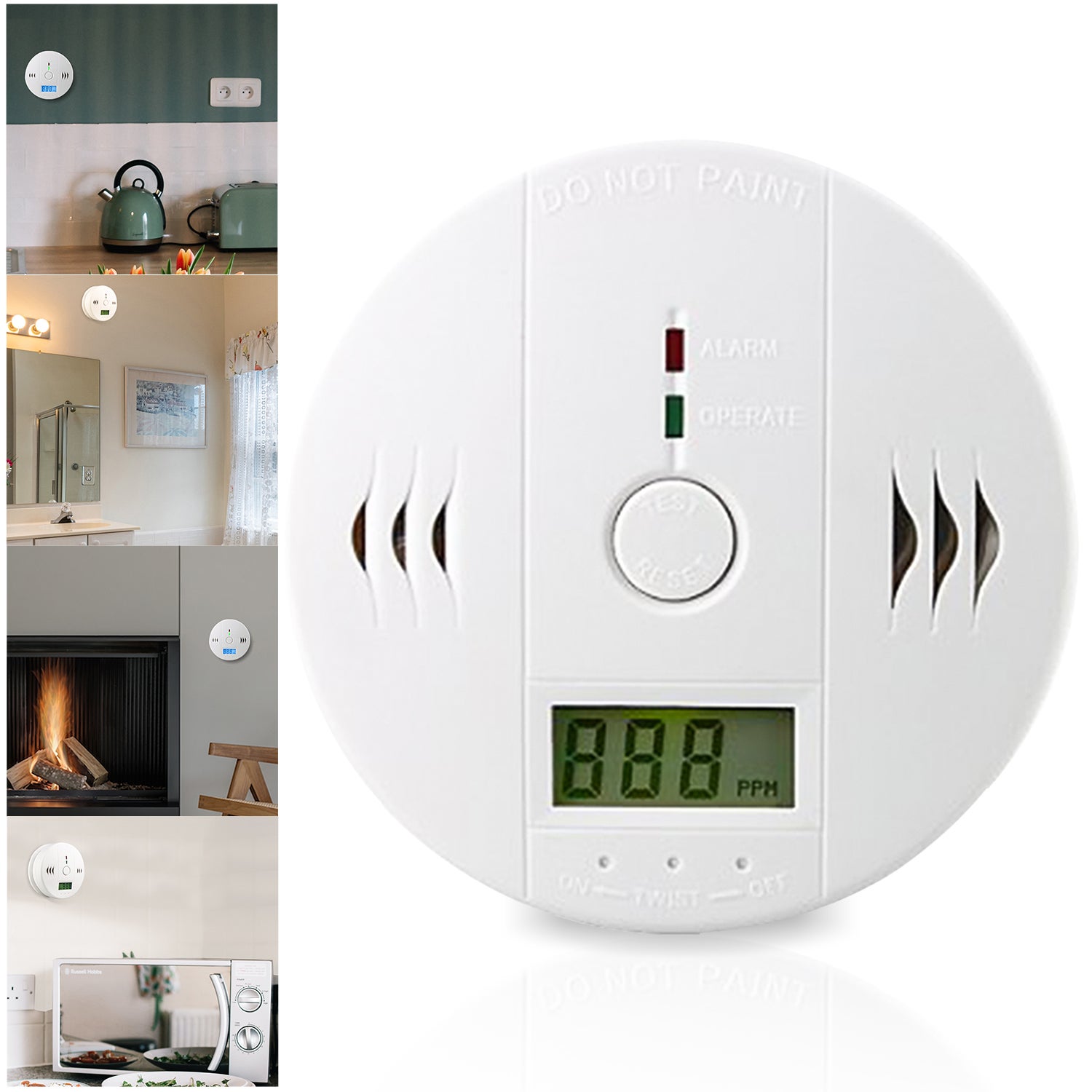 1x Détecteur de Monoxyde de Carbone – Protection Essentielle pour la ...