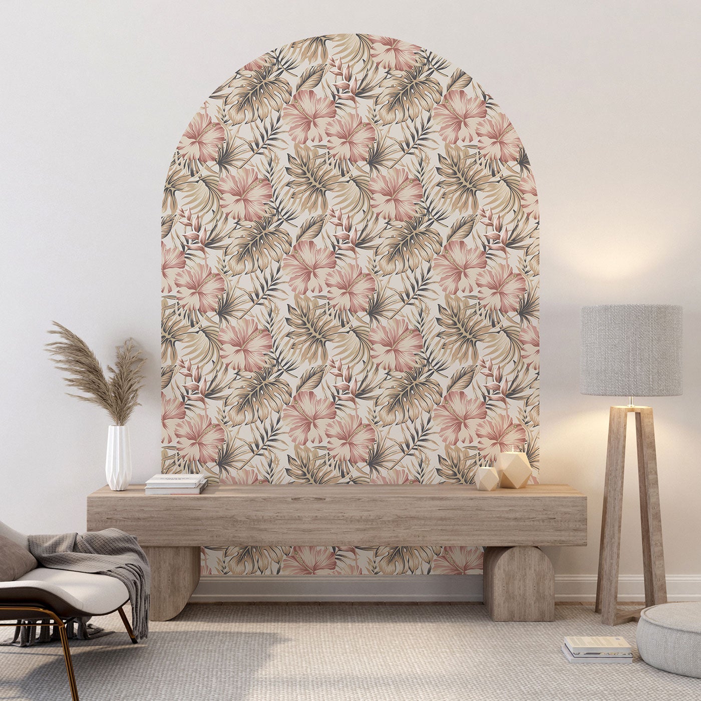Vinilo Adhesivo Decorativo Arco - Motivo floral | Leroy Merlin