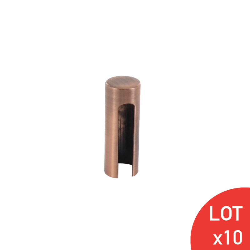 Demi cache-fiche cuivrée 15,2/14 x 48mm Secury-t | Leroy Merlin