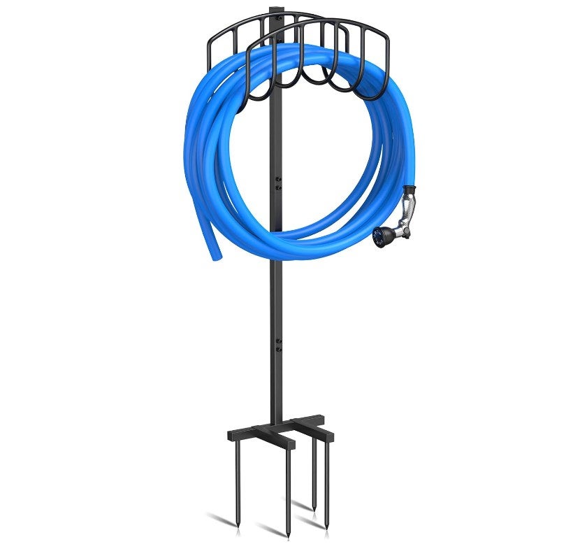 Support de Tuyau de Jardin de 109,5 cm, Support Stable pour Tuyau de ...