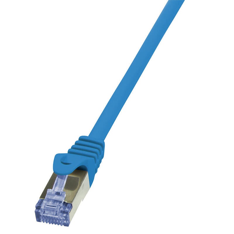 C ble r seau Logilink cat6a s/ftp awg26 pimf bleu 0,25 m | Leroy Merlin