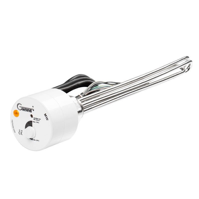 Résistance électrique + thermostat pour ballon d’eau 6000w 6/4'' 400v ...