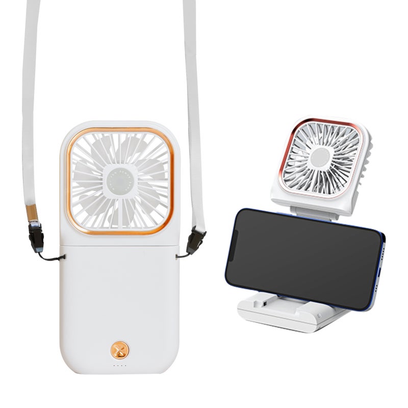Ventilateur personnel portable, 3 vitesses, pliable, avec support pour ...