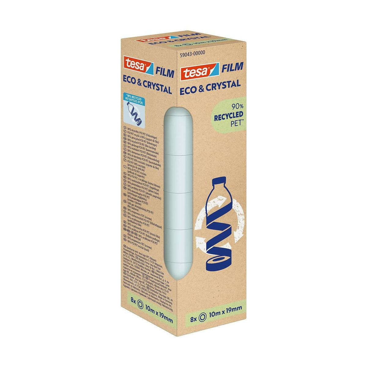 TESA Eco & Crystal scotch adhésif décoratif 10 m Transparent | Leroy Merlin