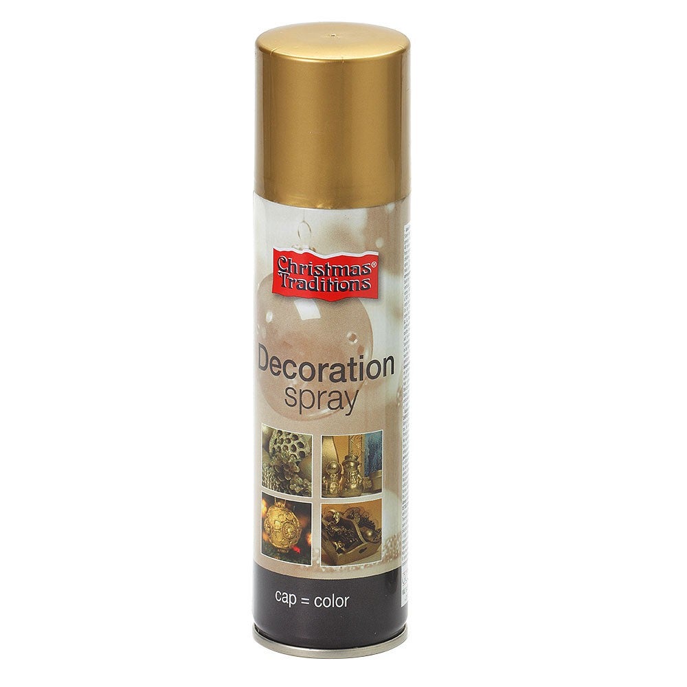 Spray de décoration de Noël Or ou Argent 150ml - - Or | Leroy Merlin