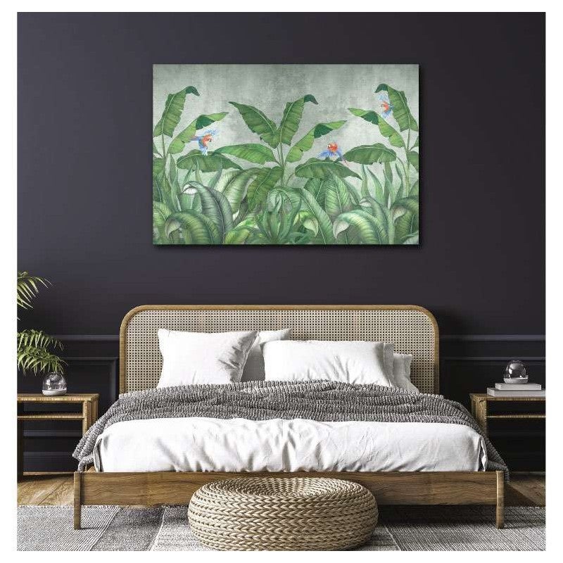 Tableau toile en kit AVIFAUNE 140 x 95 cm - Toile textile sans PVC ...