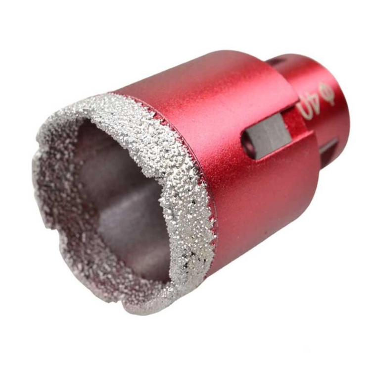 Carottier diamant M14 100mm brasé sous vide pour carrelage, marbre ...