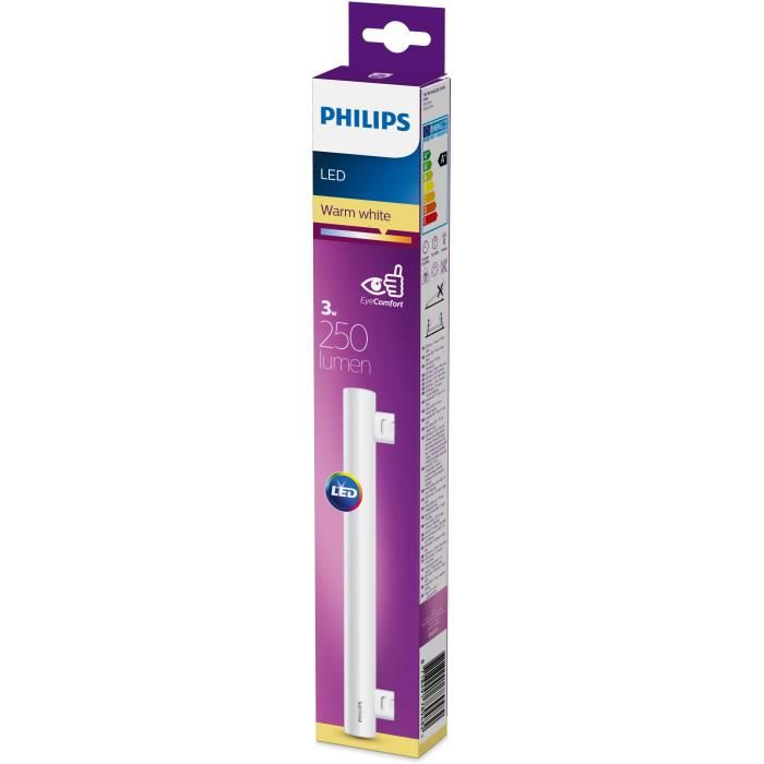 Linestra Led 2 Polos 300Mm Philips S14S 3W Calida | Leroy Merlin