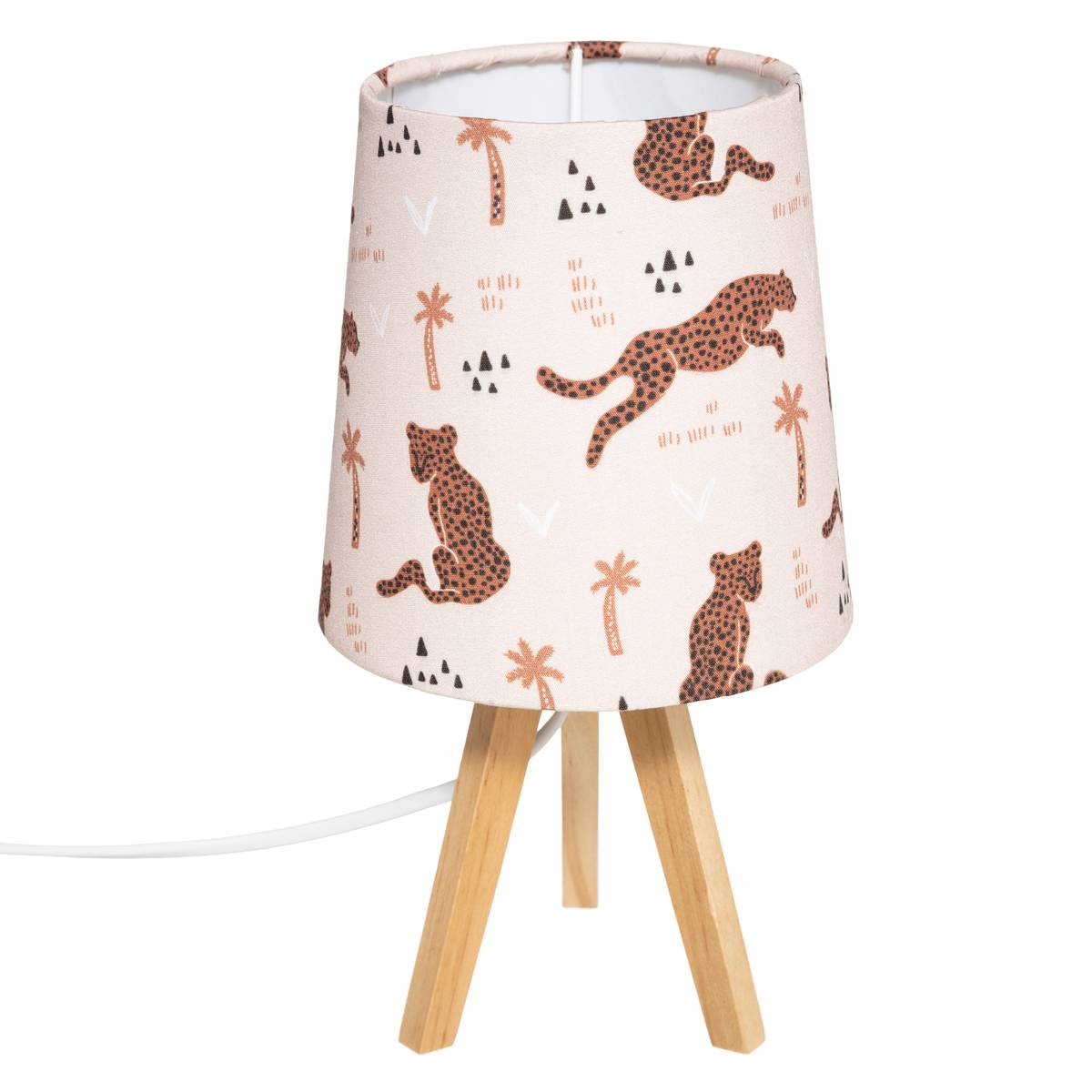 Lampe trépied enfant "Panthère" H24 cm - Atmosphera créateur d ...