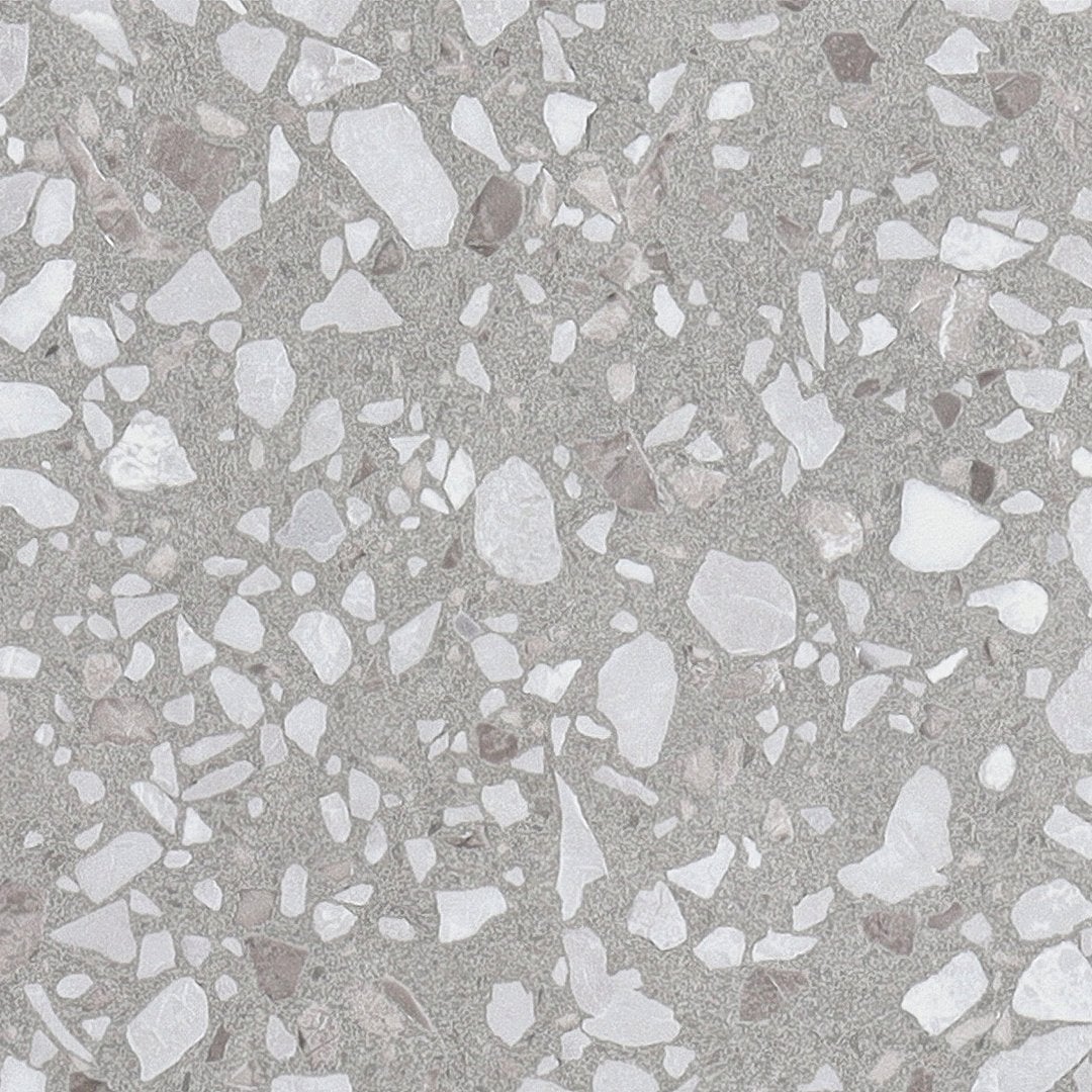 Classico terrazzo veneziano grigio e bianco per esterni - Piastrelle ...