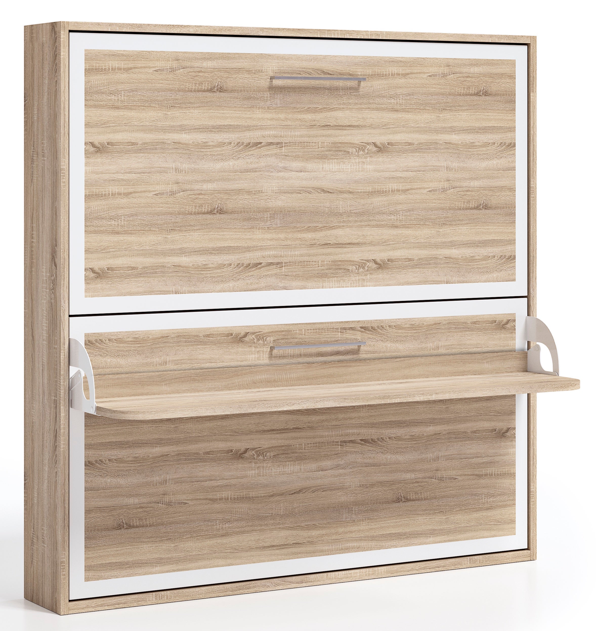 Litera abatible horizontal 90x180 con estante sincronizado Studio Gama ...