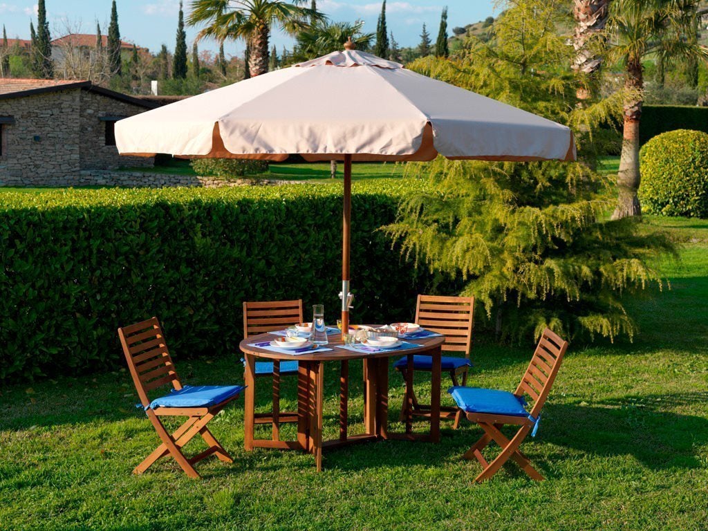 Ombrellone in legno island cm.300x300-8-48 | Leroy Merlin