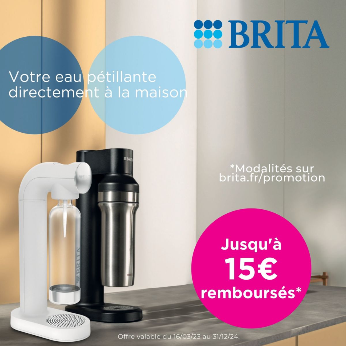 Machine à soda BRITA sodaone blanche | Leroy Merlin