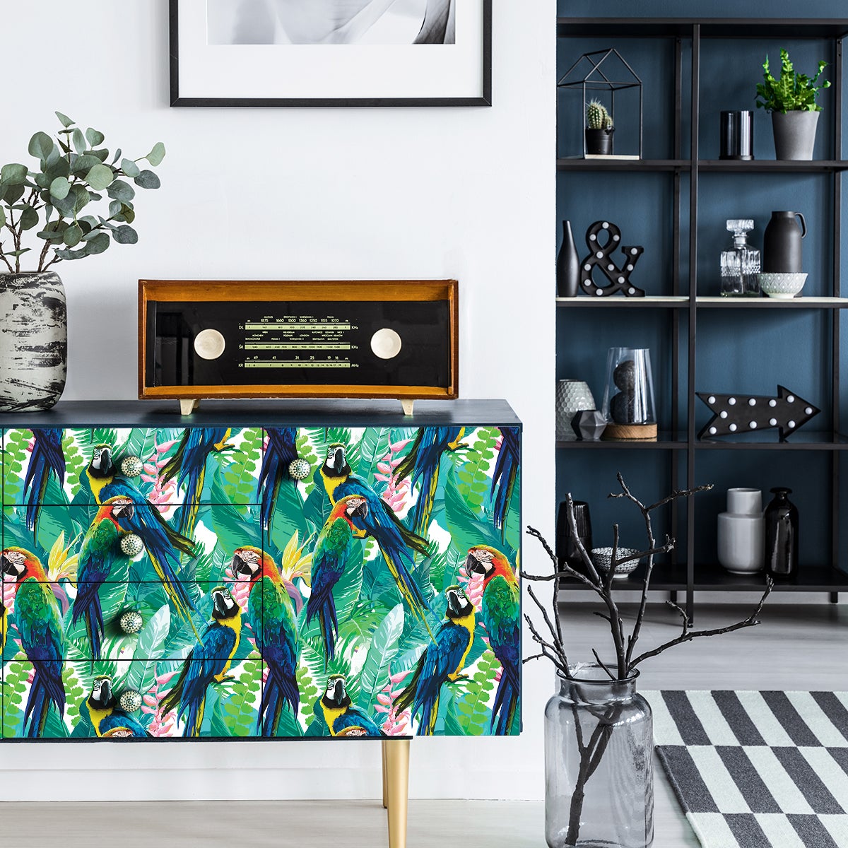 Sticker meuble tropical Taputapuatea 40 x 60 cm | Leroy Merlin