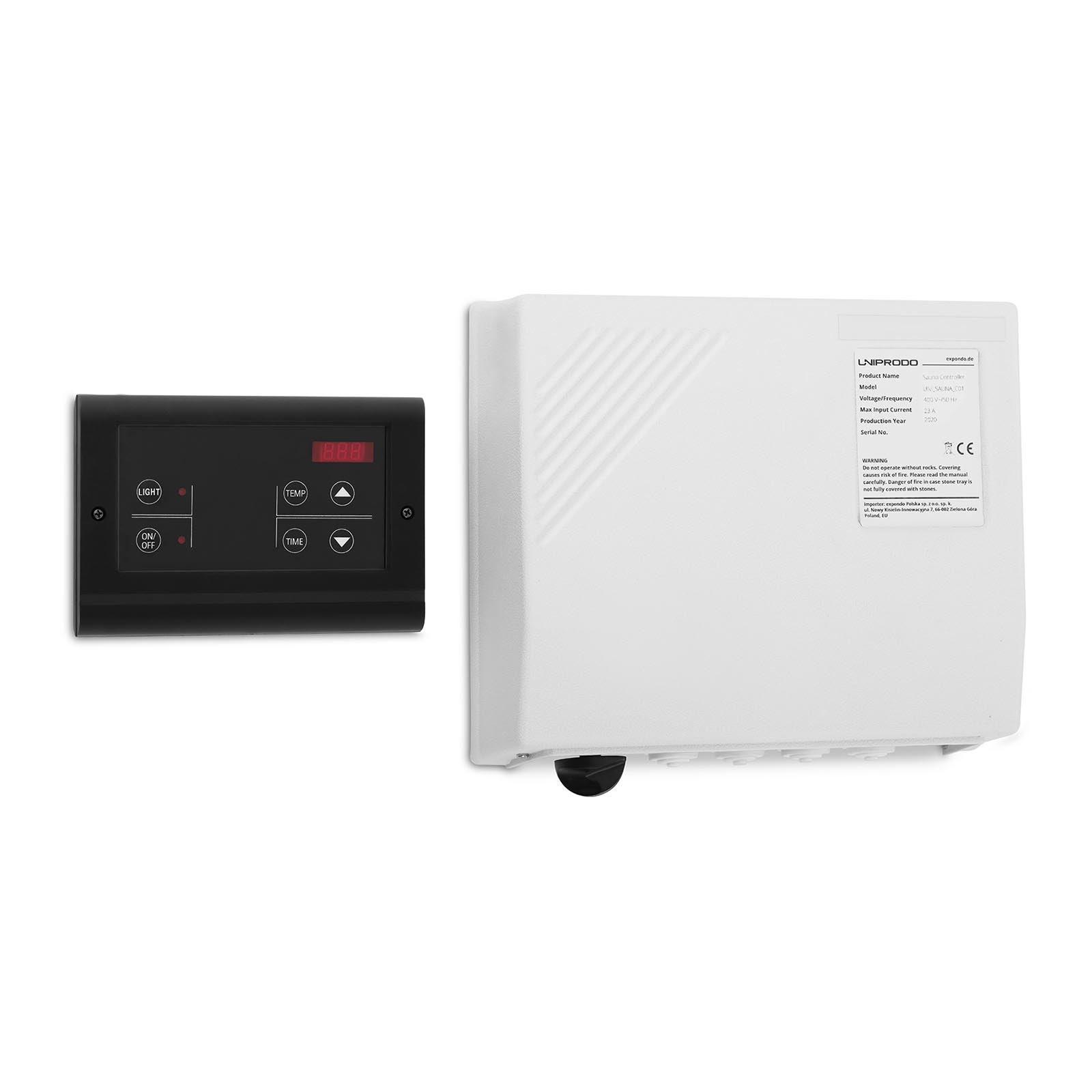 Unité de Commande Unité de Contrôle Sauna Four Sauna Poêle Cabine 6 / 9 kW 400V | Leroy Merlin