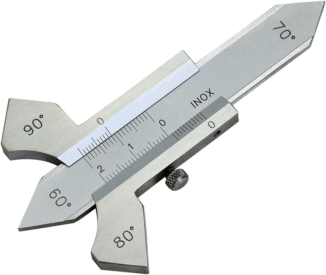 Jauge de Soudure-4 Angles Intégrés (60°|70°|80°|90°)-Mesure Pouces ...