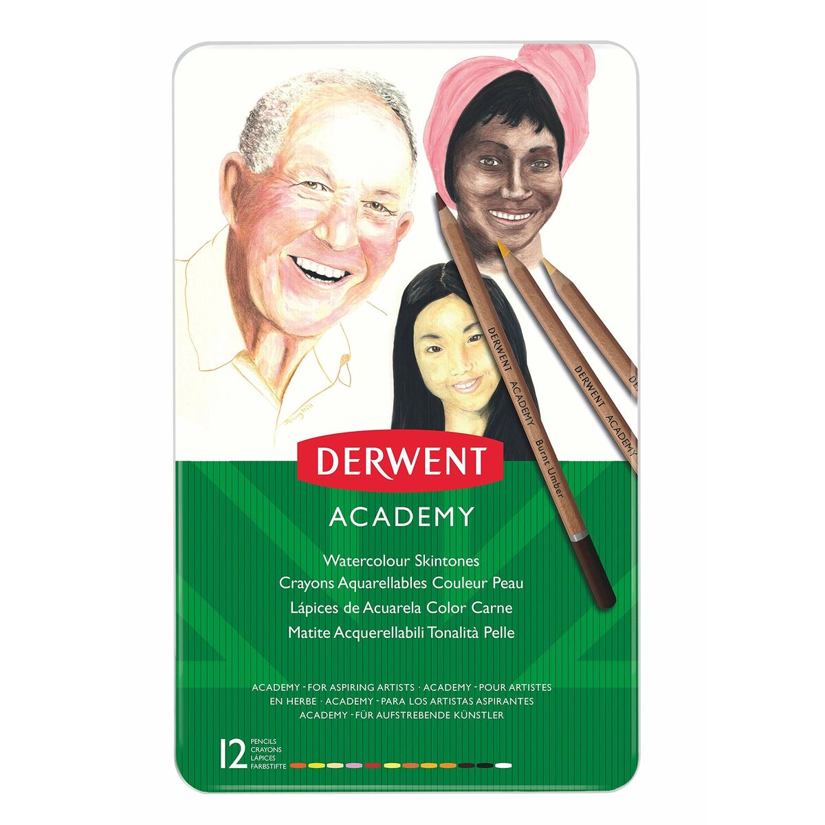 Crayons DERWENT Academy 12 Unités Bois | Leroy Merlin