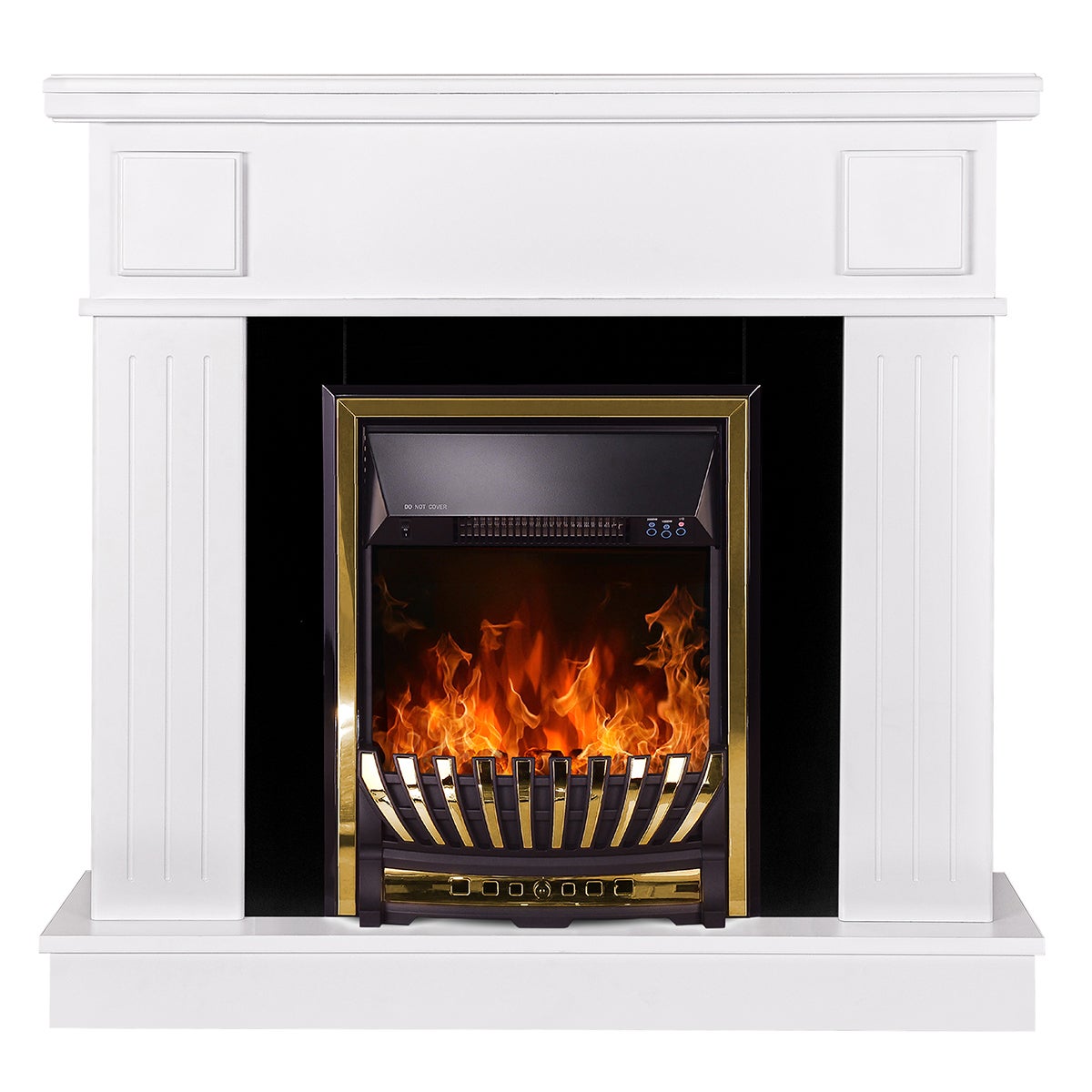 Cheminée électrique Oscar & Meridian Art Flame, 997 x 1034 x 270 mm ...